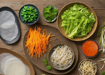 Teriyaki Chicken Rice Paper Roll